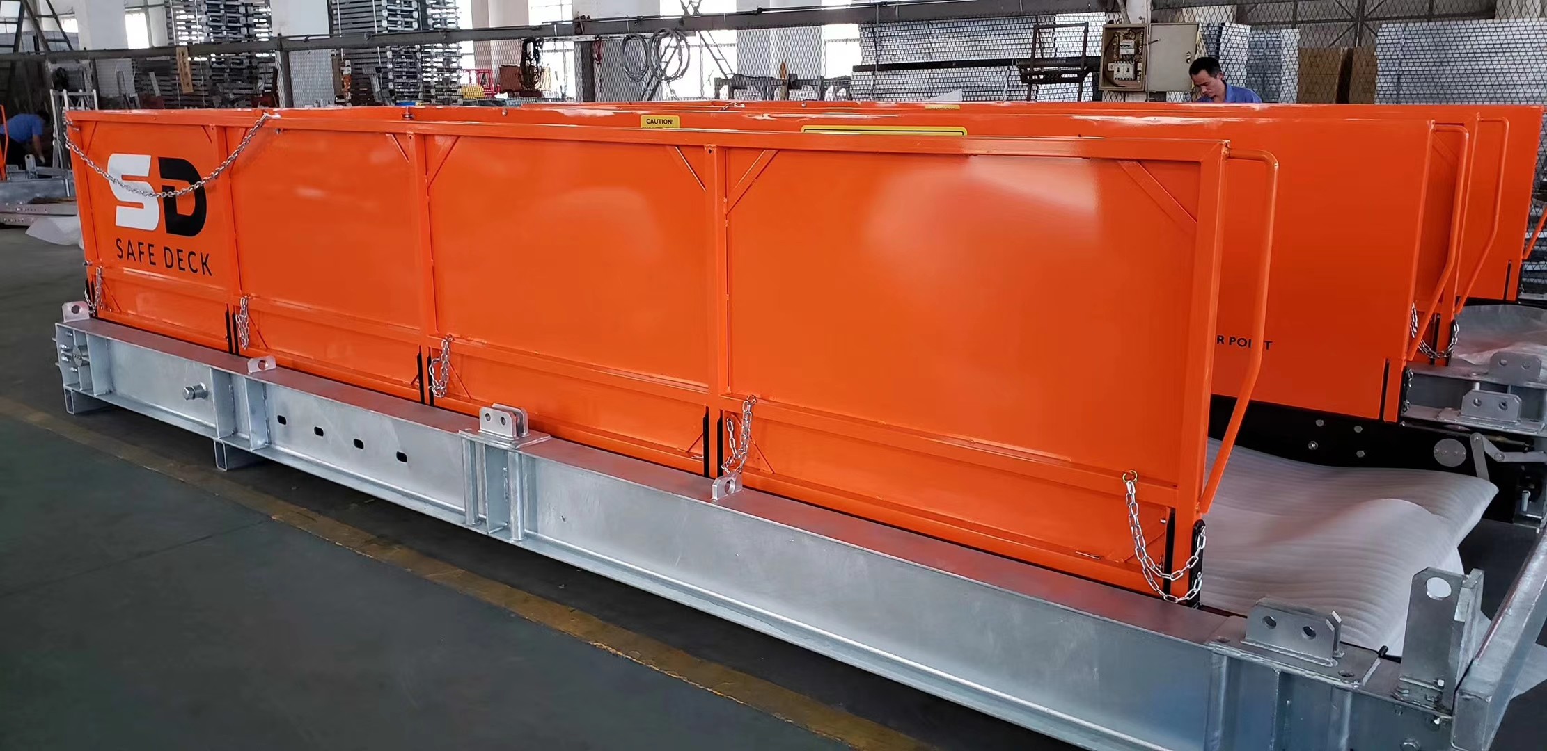 Retractable Material Cantideck 4200mm Width Construction Loading Platforms MLP4200