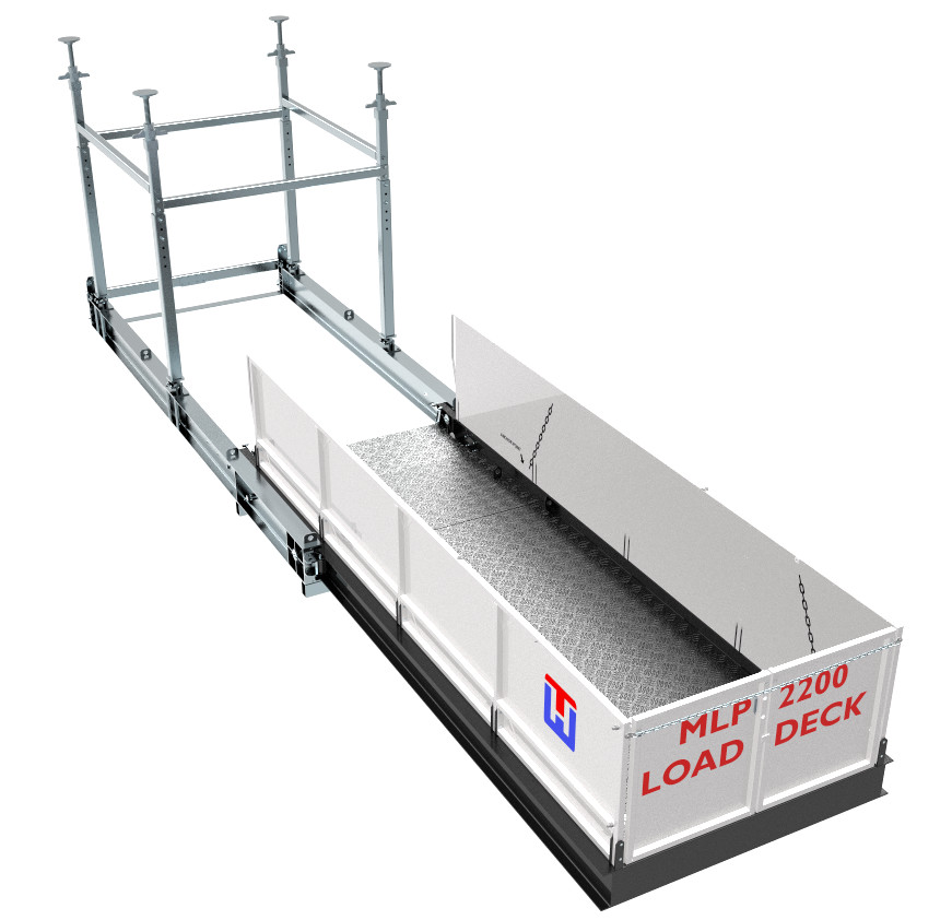 Mobile 5t 4.2m Crane Loading Deck For Building Construction