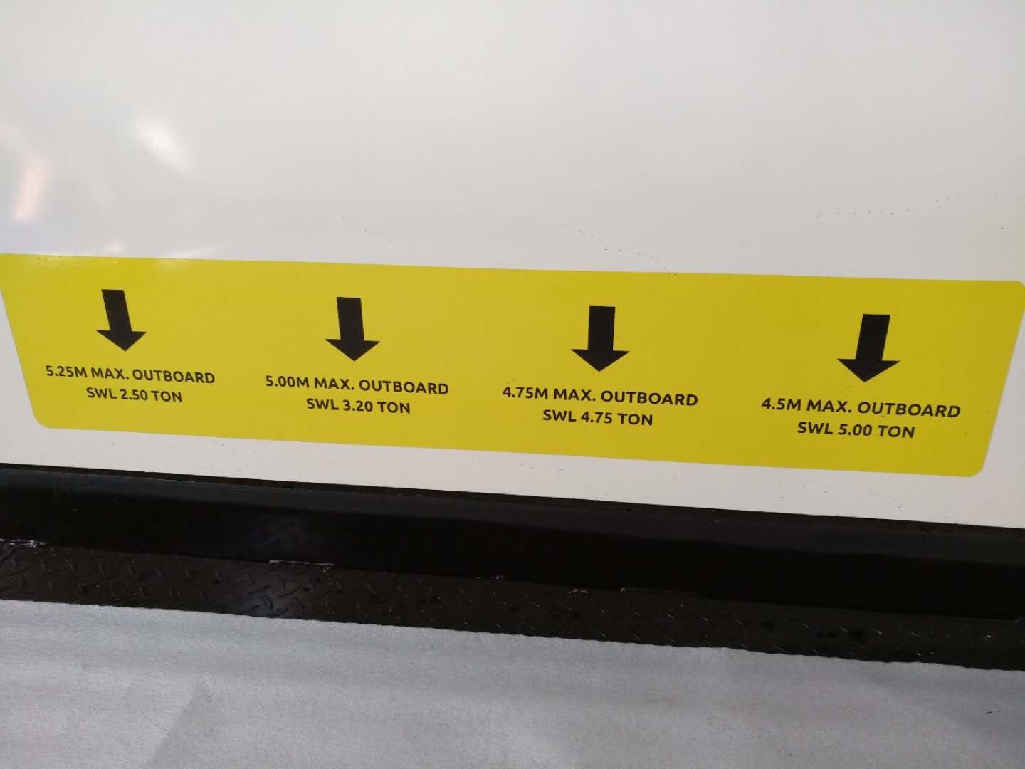 2600mm Building Loading Platform Crane Loading Platform 5t