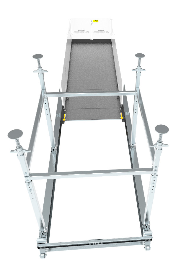 Retractable Tower Crane Loading Deck 2.2m Width For Construction Sites