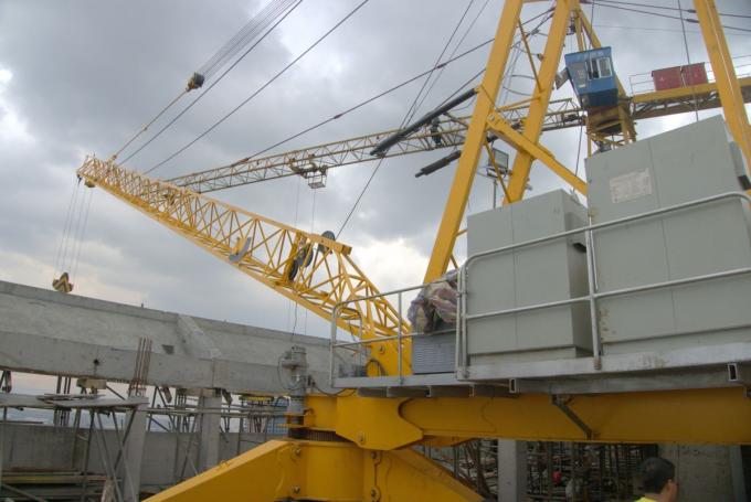 Derrick 16ton with 40m Jib Construction Tower Crane With Inverter Control